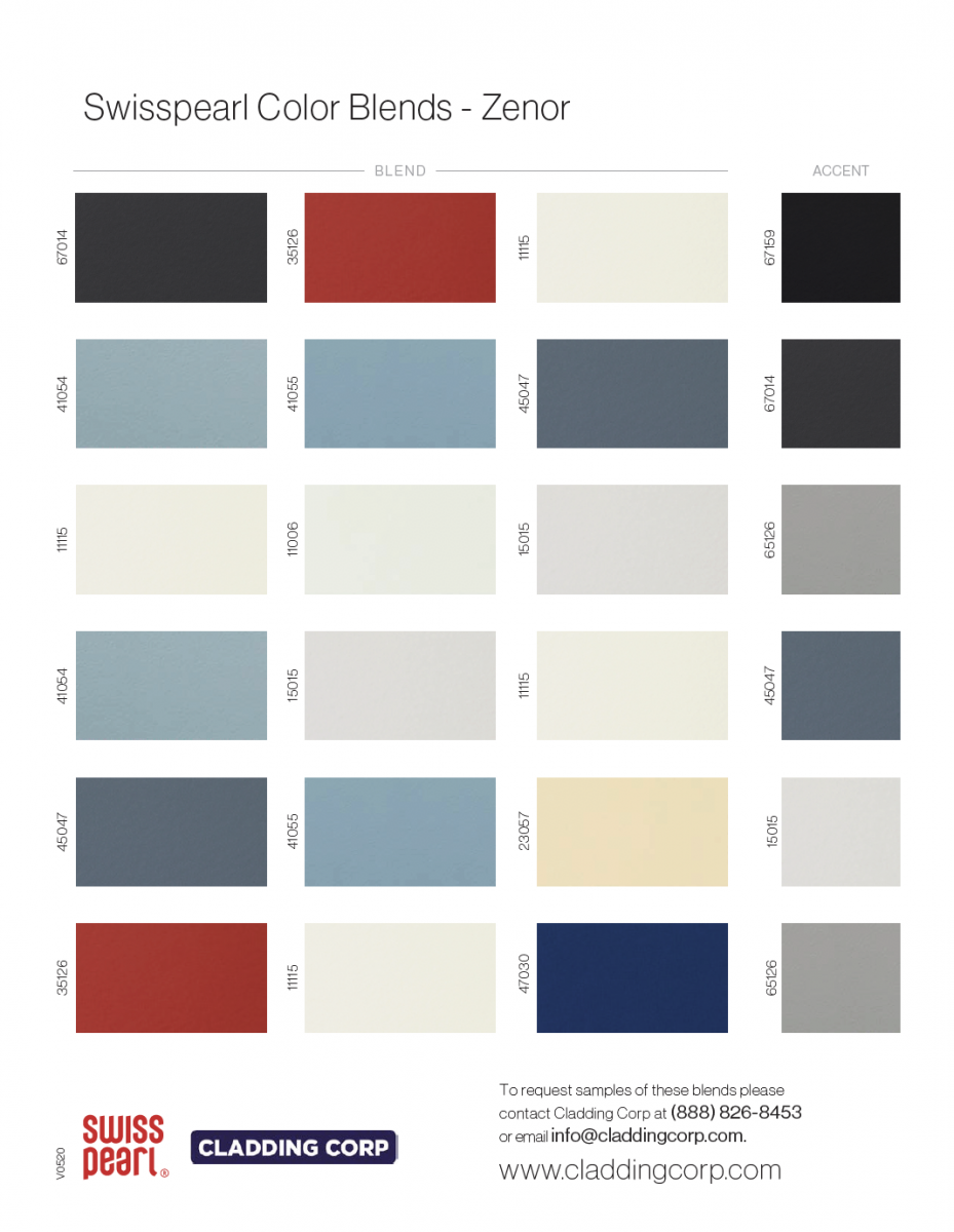FOCUS ON: 2020 Swisspearl® Color Blends | Cladding Corp