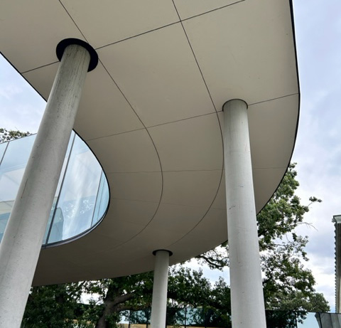 Swisspearl Soffit Promenade for Buffalo's AKG Art Museum | Cladding Corp